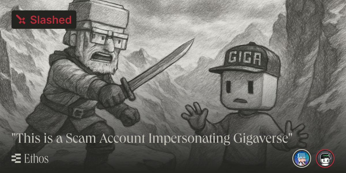 OwnNineNFT slashed @gigaverse